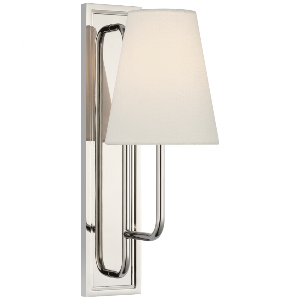 Rui Sconce : AL 2060PN-L : Polished Nickel : Linen | Chester Lighting ...